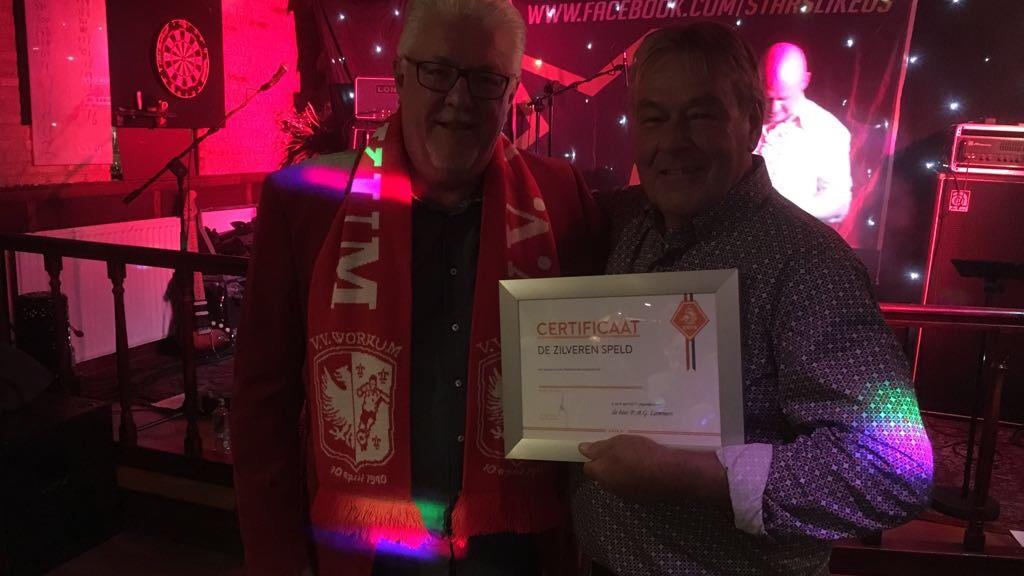 Zilveren speld voor Peter Lammers (vv Workum) | KNVB