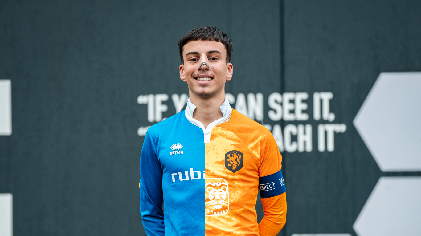 Damin Ben Aalam: toekomst in Oranje CP-team dankzij bewegingsagoog | KNVB