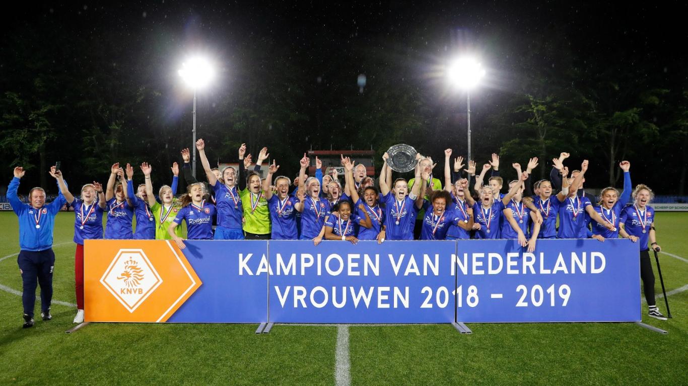FC Twente Vrouwen voor de zesde keer kampioen | KNVB