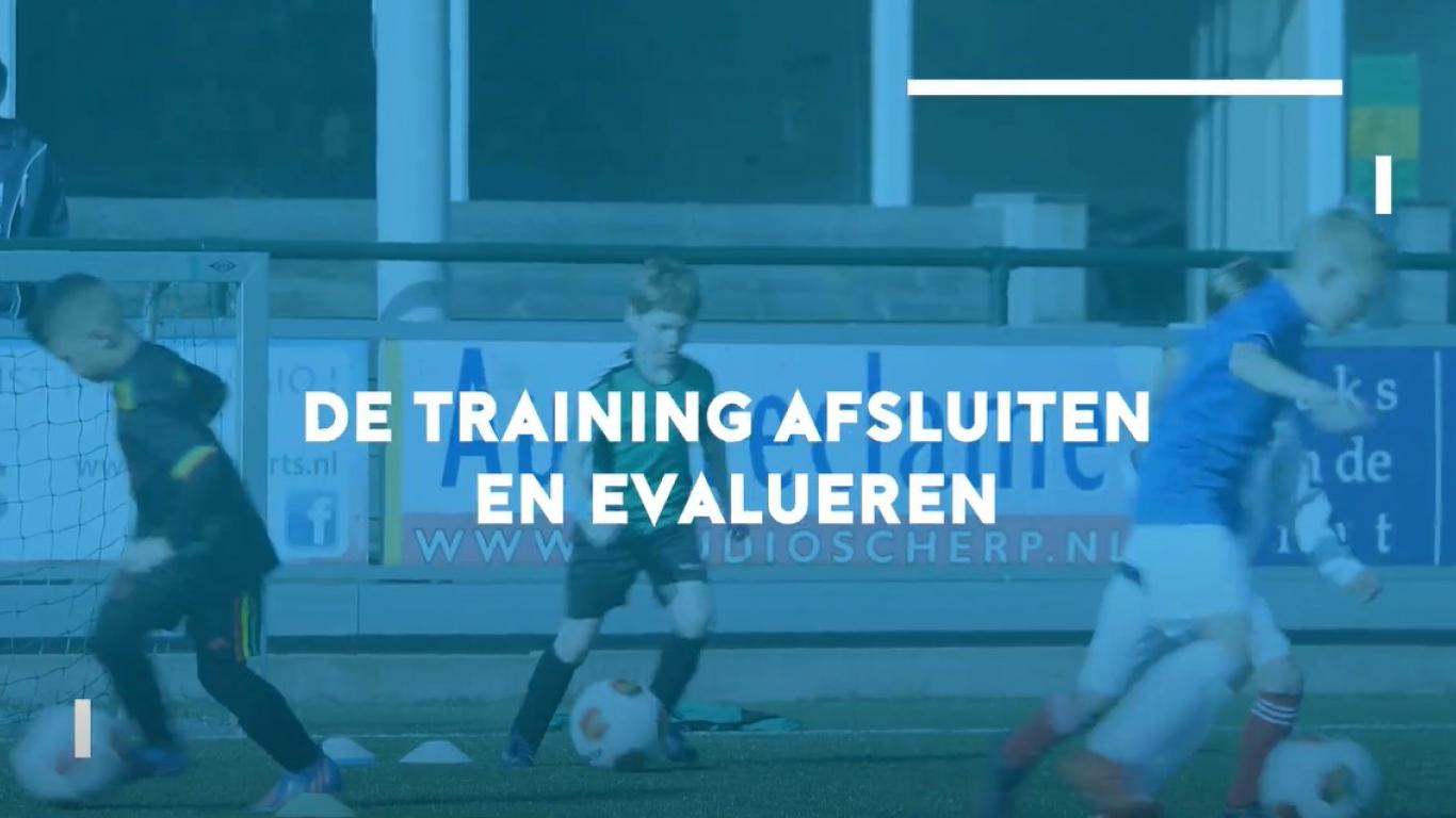 De training afsluiten en evalueren | KNVB