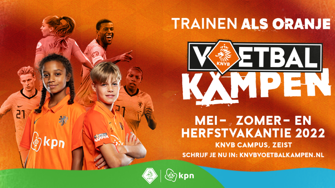 Schrijf je snel in voor de KNVB Voetbalkampen 2022! | KNVB