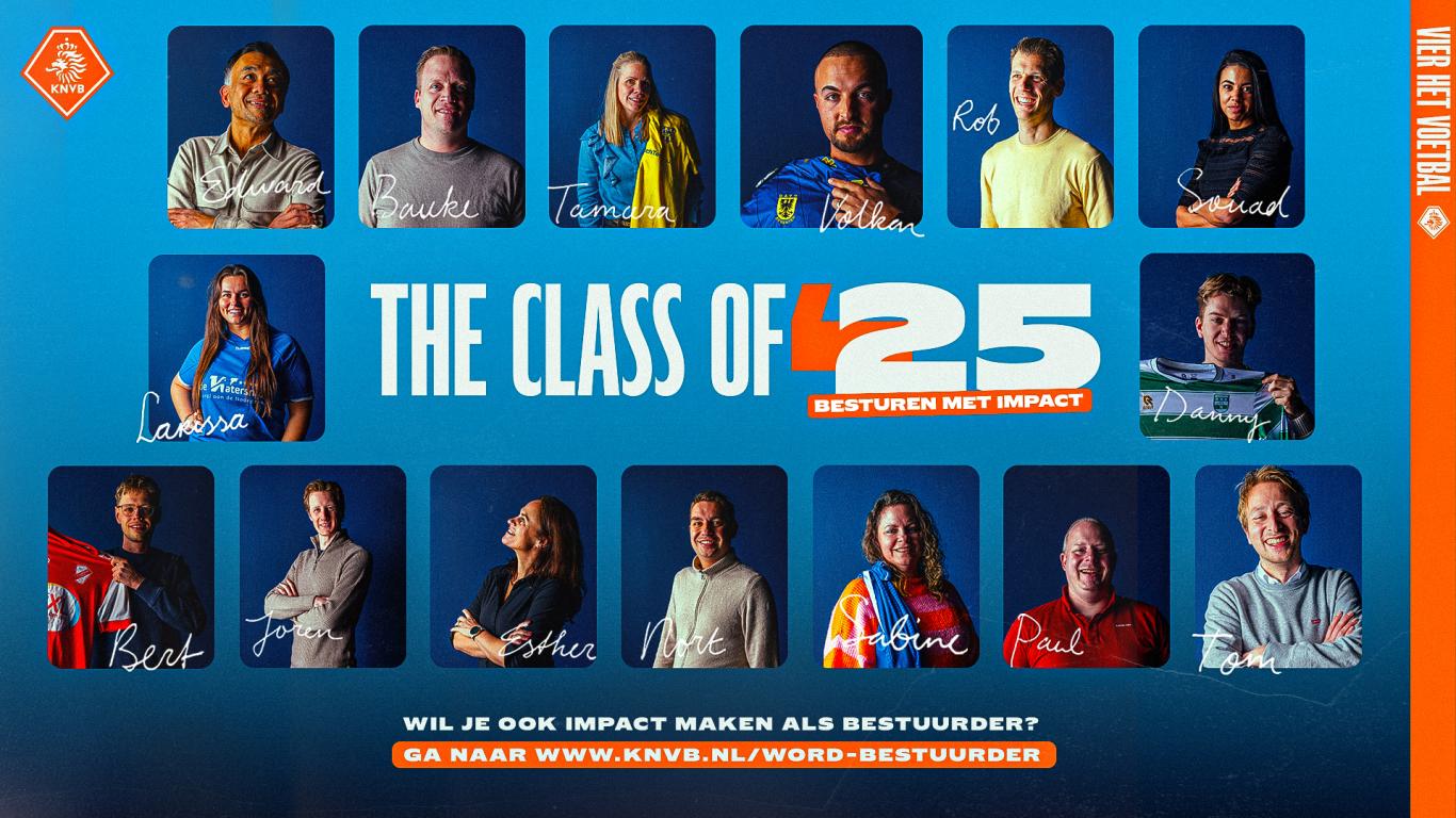 The Class of ‘25: inspirerende nieuwe generatie bestuurders | KNVB