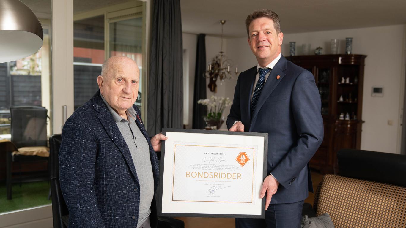 Kees Rijvers benoemd tot bondsridder van de KNVB | KNVB