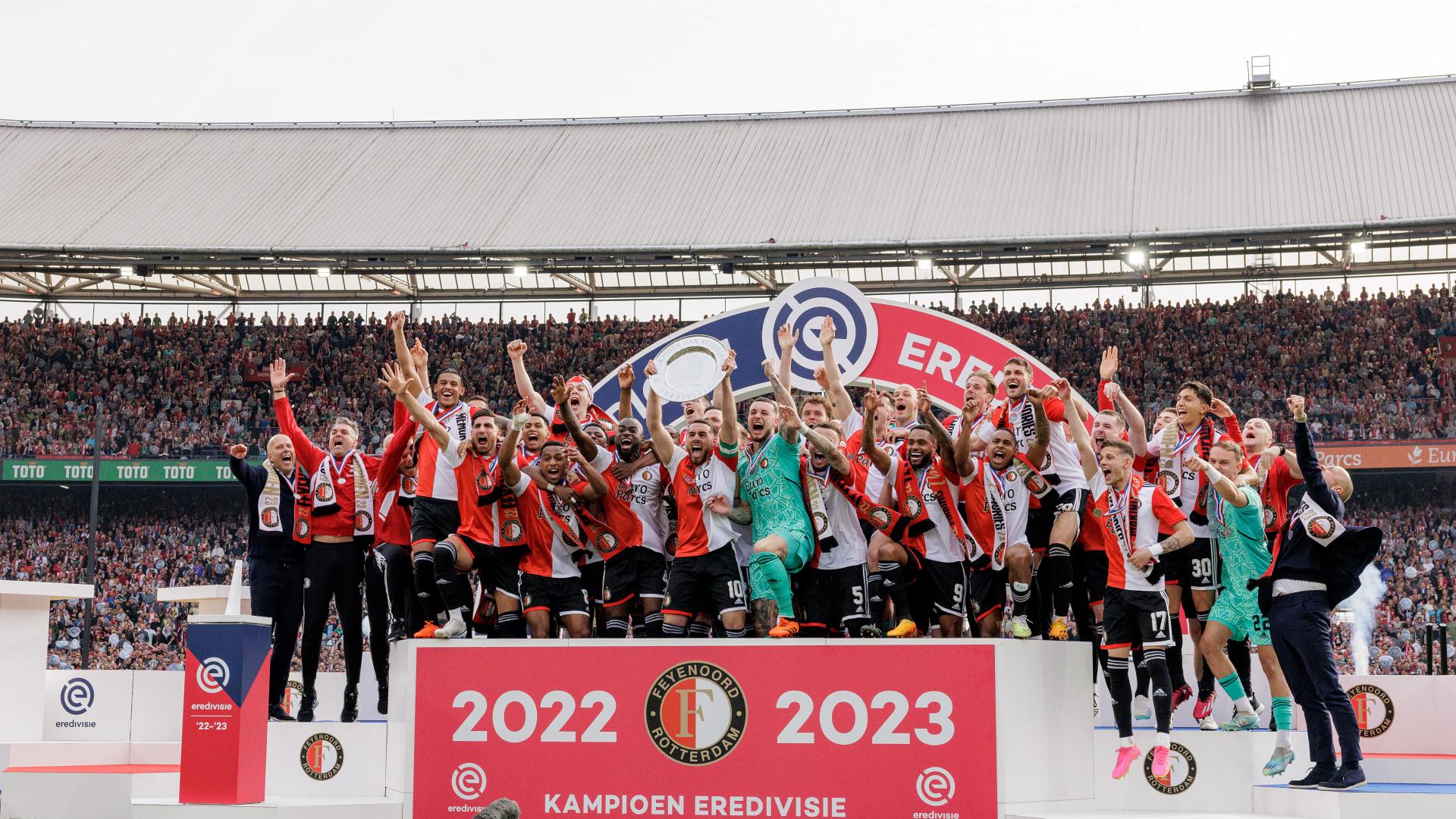 Feyenoord voor de zestiende keer kampioen van Nederland | KNVB