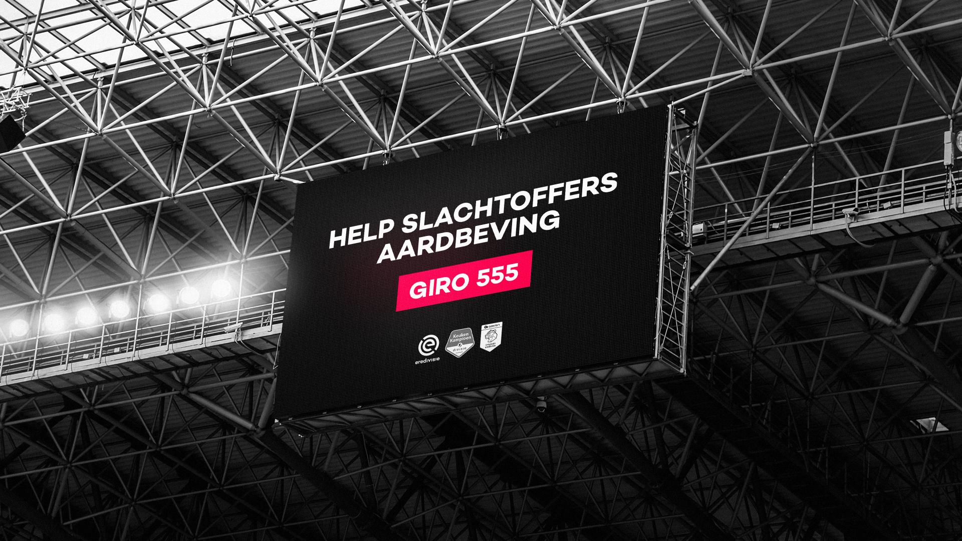 Betaald voetbal roept op tot actie voor ramp in Turkije en Syrië | KNVB