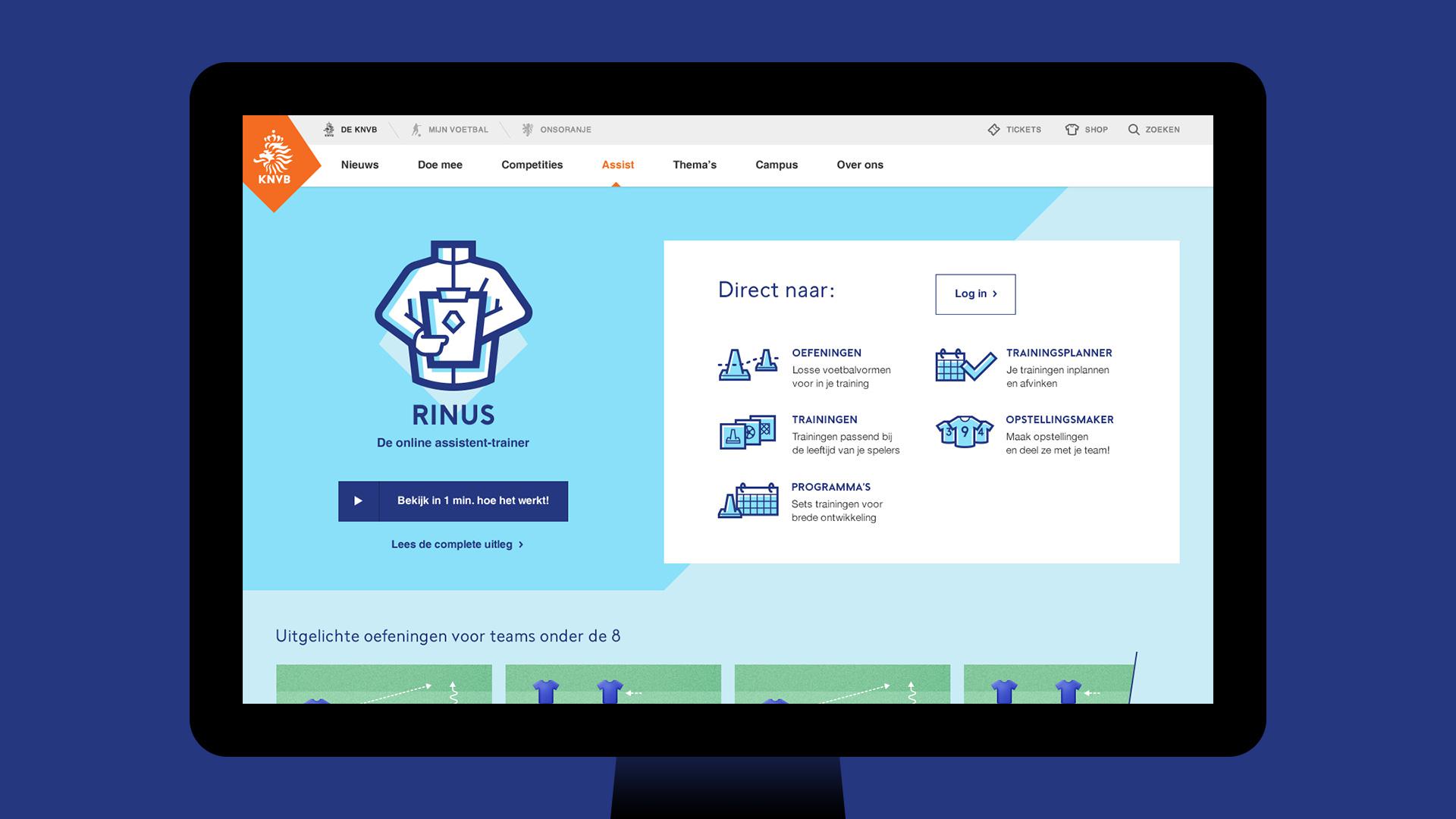 Rinus, de online assistent-trainer | KNVB