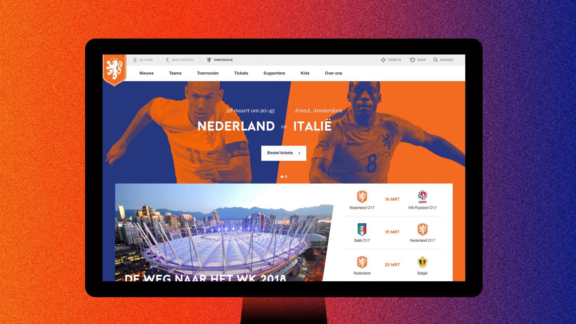 Geheel vernieuwde website OnsOranje.nl is live | KNVB