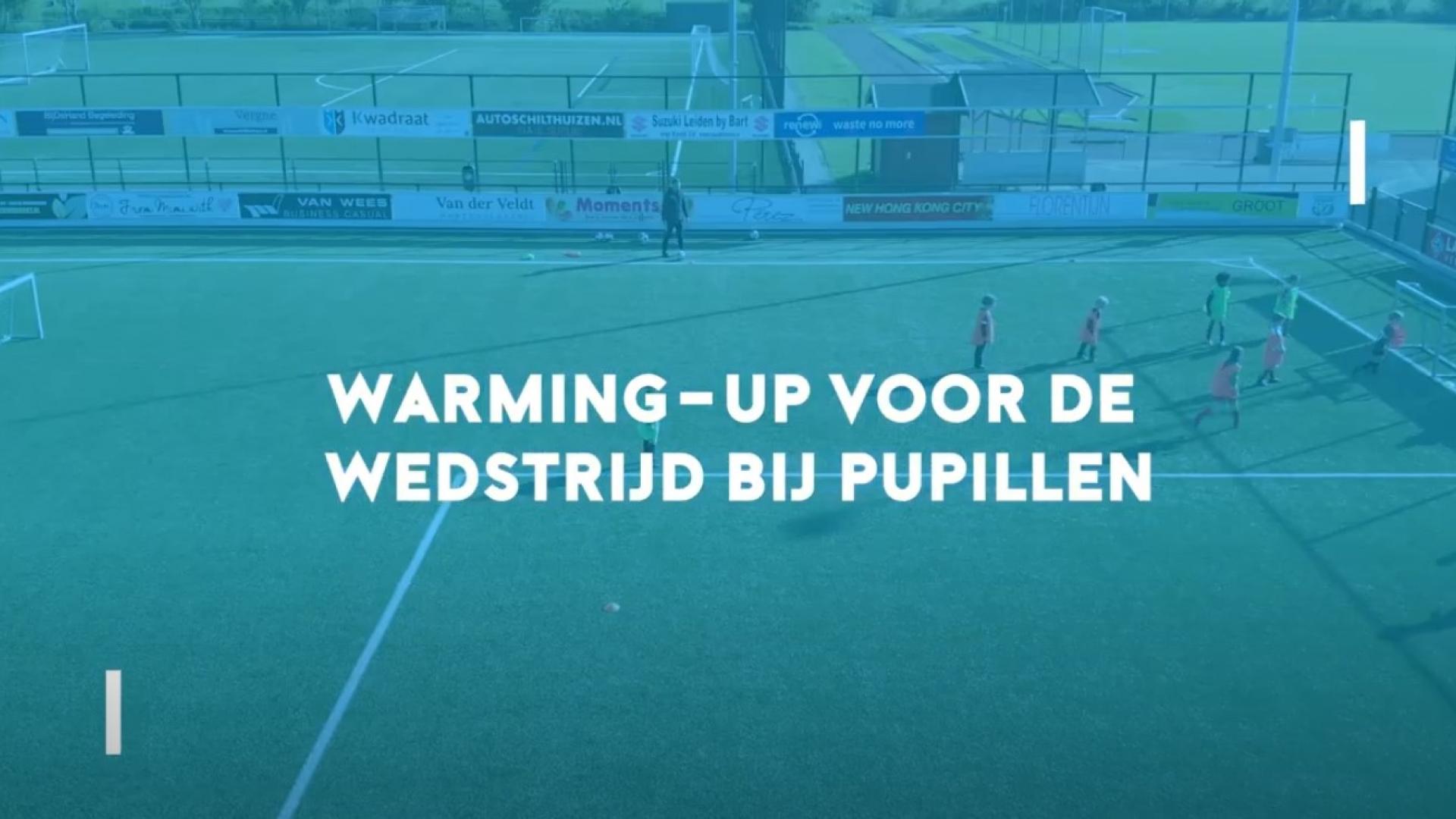 Warming-up voor de wedstrijd bij pupillen | KNVB