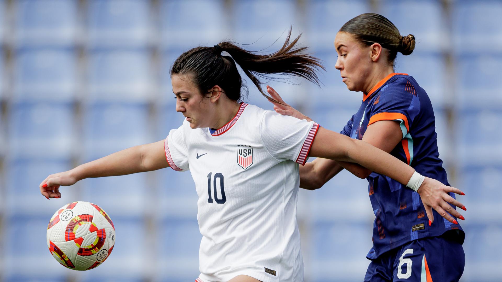 Oranje onder 19 (v) klopt USA in beste wedstrijd van seizoen | OnsOranje