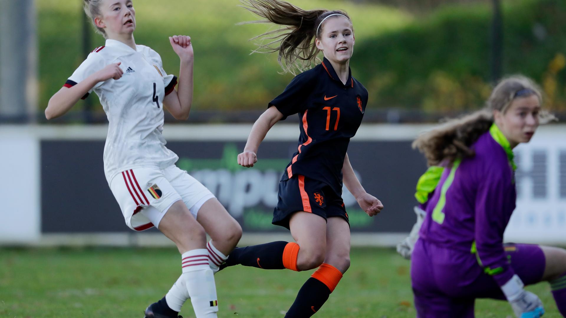 Nieuwe lichting Speelsters onder 16 haalt uit tegen België | OnsOranje