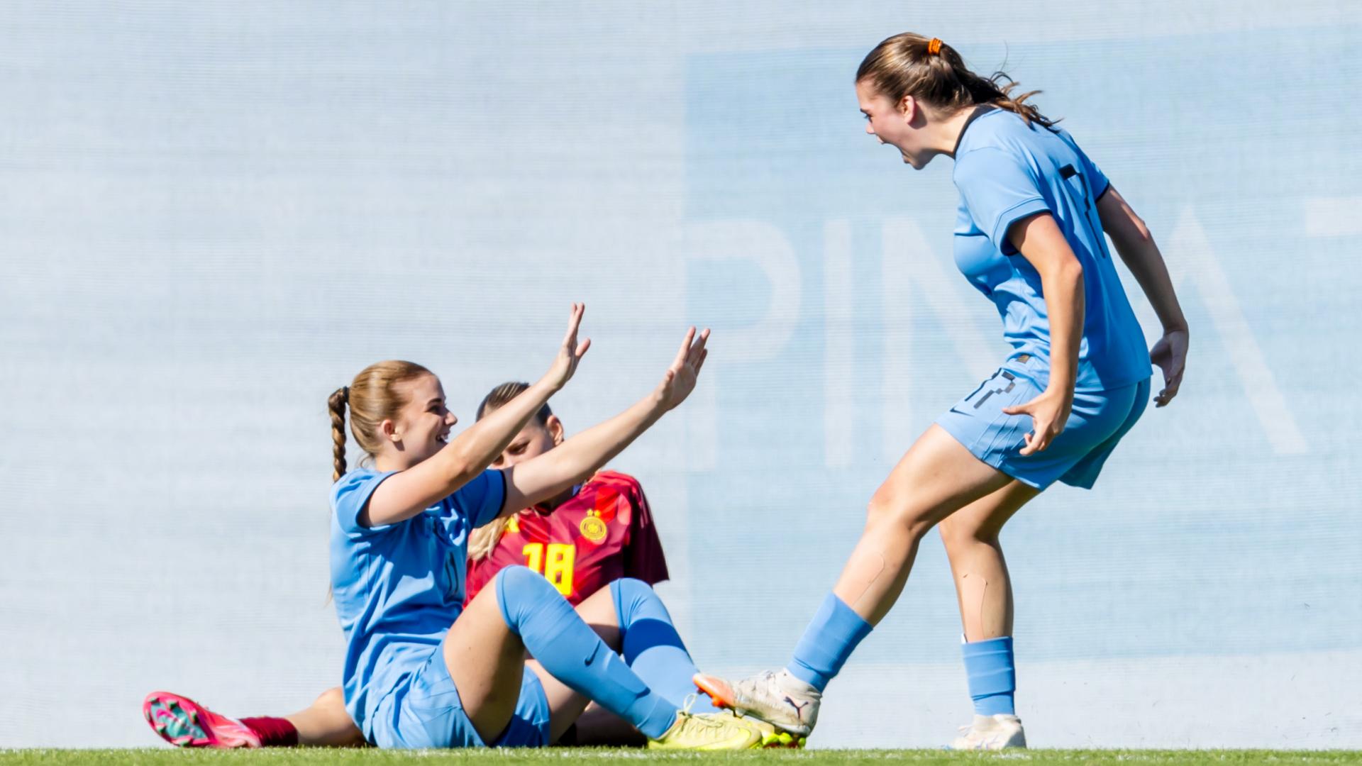 Onder 19 (v) vergeet zichzelf te belonen tegen Duitsland; 1-1 | OnsOranje
