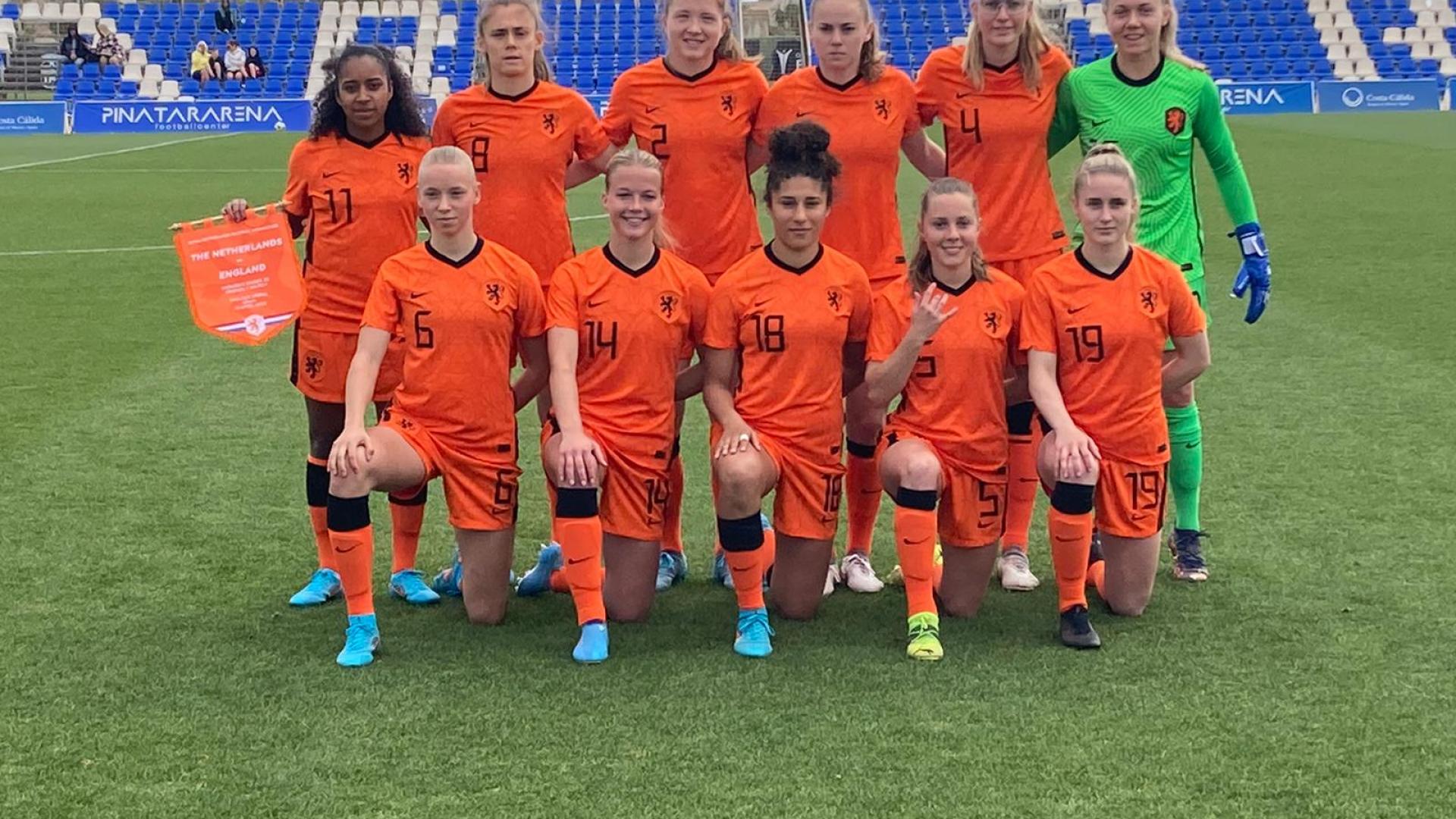 Jong OranjeLeeuwinnen moeten meerdere erkennen in Engeland | OnsOranje