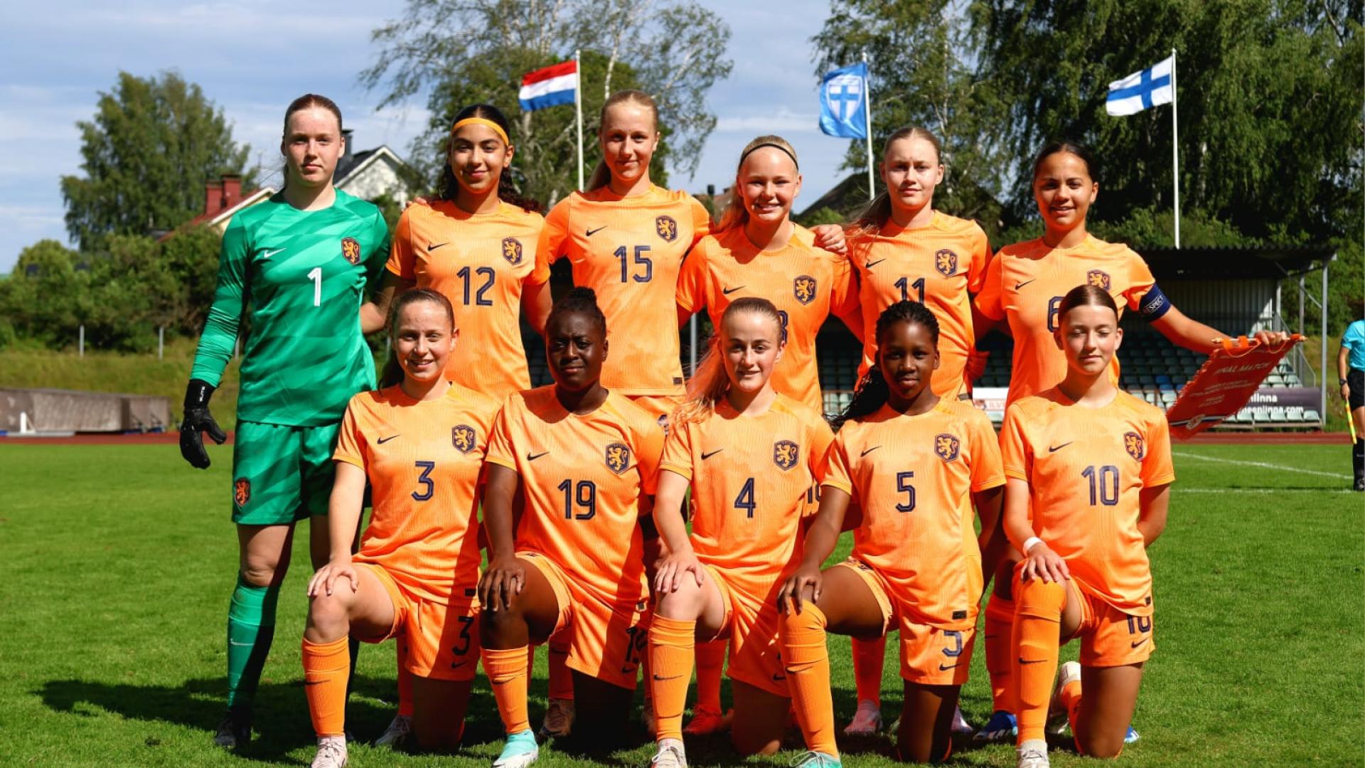 Oranje Onder 16 wint Nordic Tournament na knappe zege op Finland ...