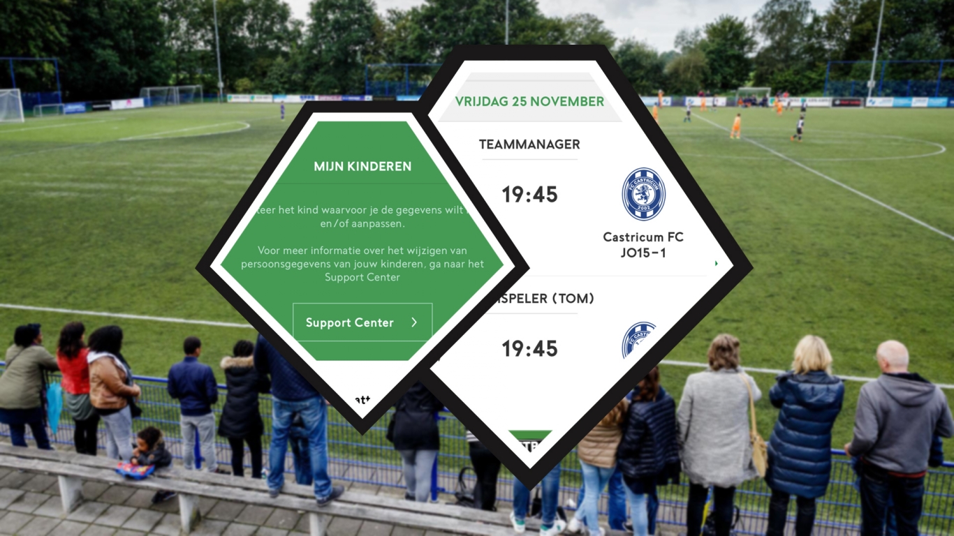 Alles beheren met één account | Voetbal.nl