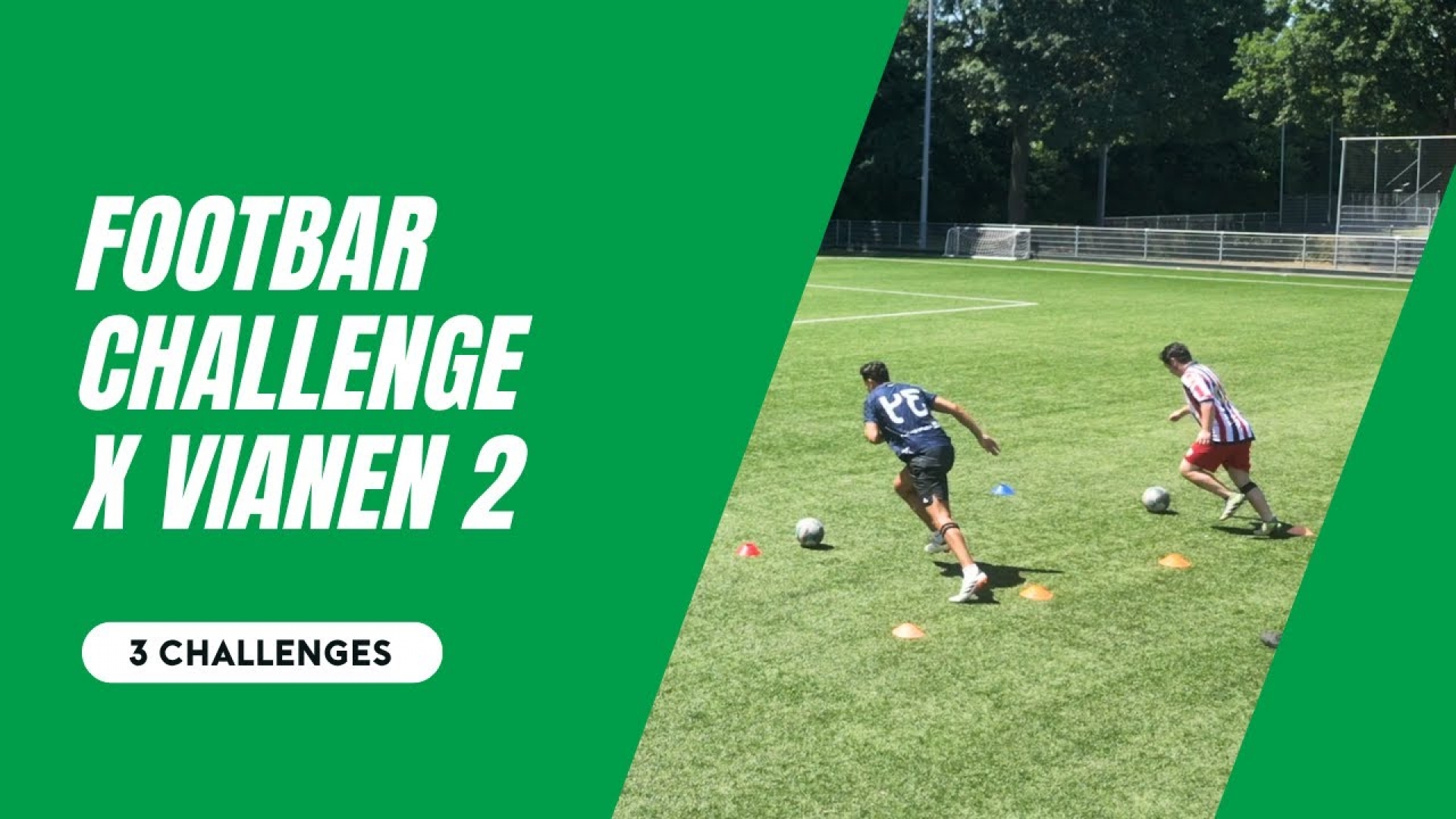 V.V. Vianen 2 in Actie: 3 unieke Footbar challenges! | Voetbal.nl