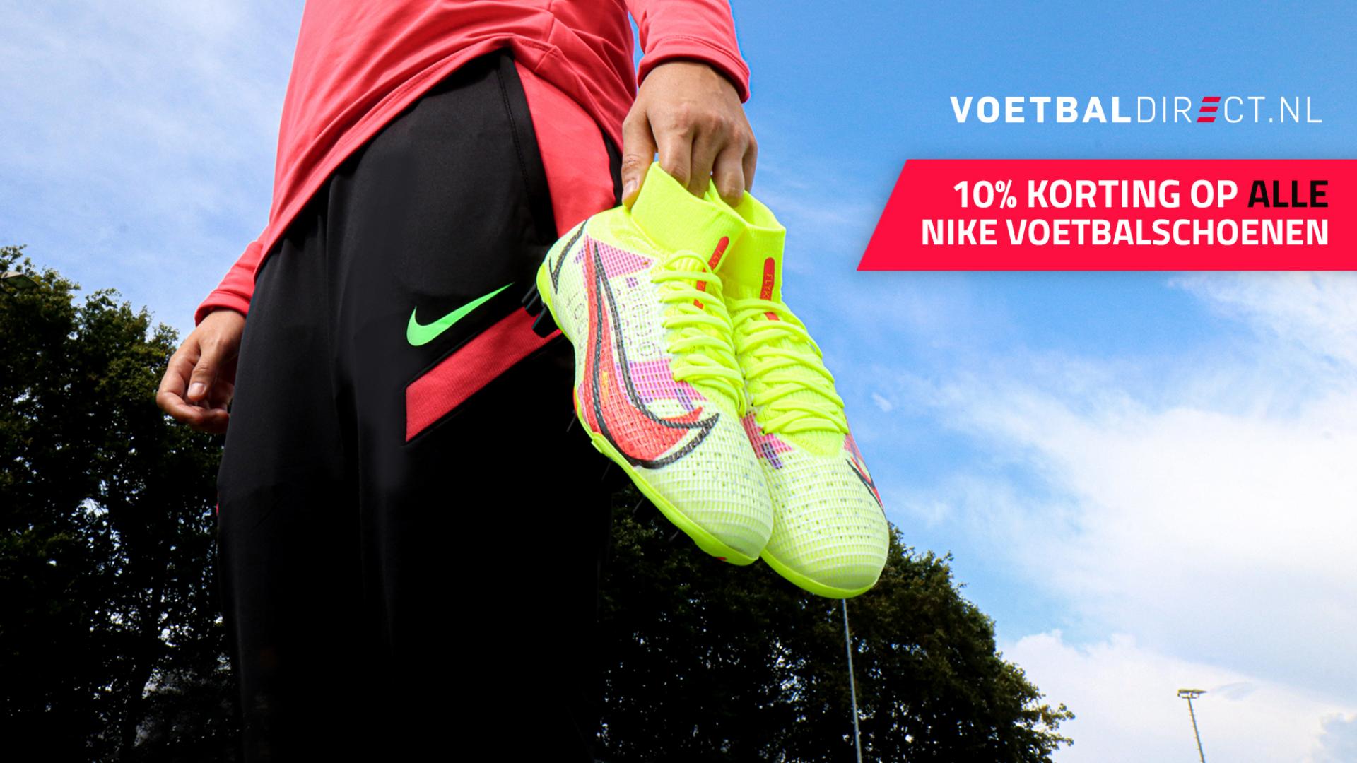 Scoor nu 10 procent korting op alle Nike voetbalschoenen bij ...